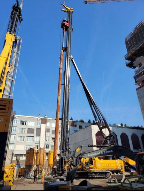 Installation of TUBEX pile to a depth of 61 meters in Rotterdam - Fundex
